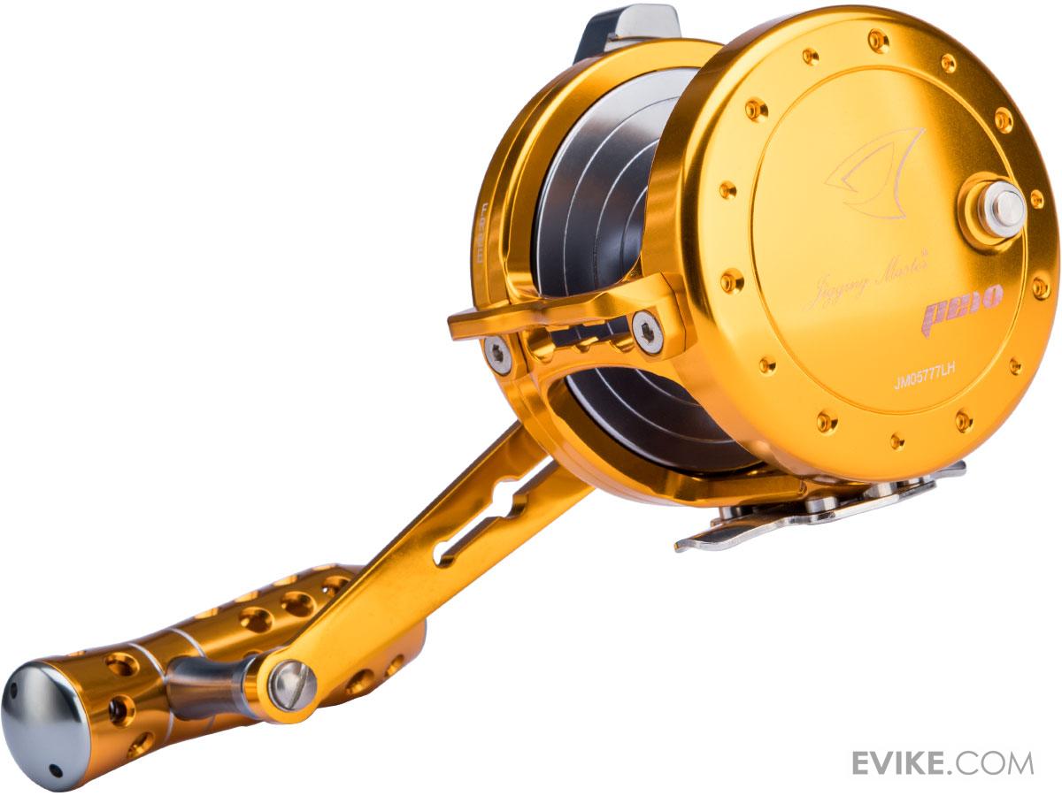 Jigging Master Power Spell Fishing Reel (Color: Gold-Grey / PE10 / Left ...
