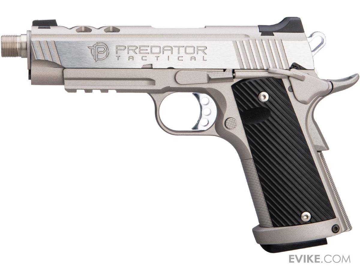 Predator Tactical Night Shrike Gas Blowback 1911 Pistol by King Arms ...