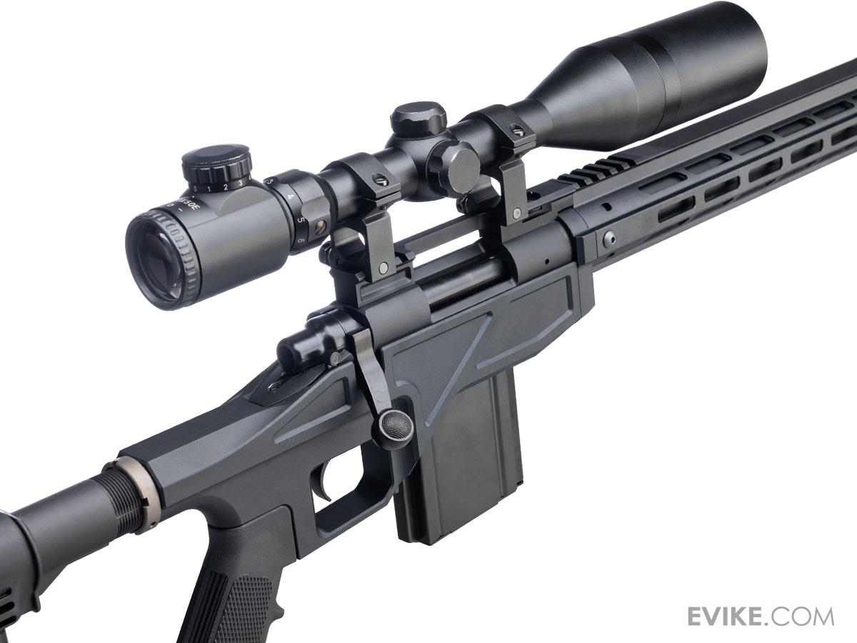 King Arms TWS Gas Powered Airsoft Sniper Rifle w/ CNC M-LOK Handguard ...