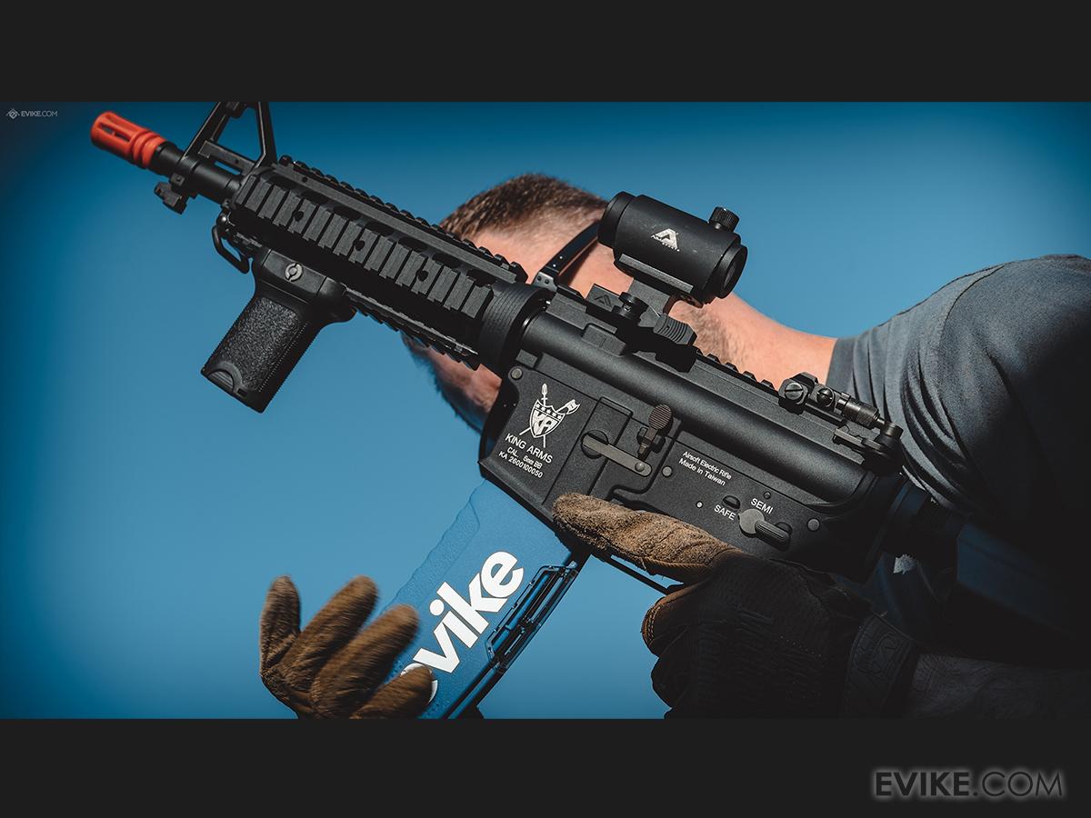 King Arms Full Metal M4 CQB Airsoft AEG Rifle w/ Advanced MOSFET ...