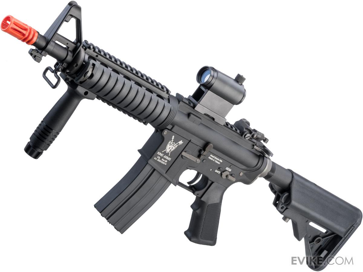 King Arms Full Metal M4 CQB Airsoft AEG Rifle w/ Advanced MOSFET ...