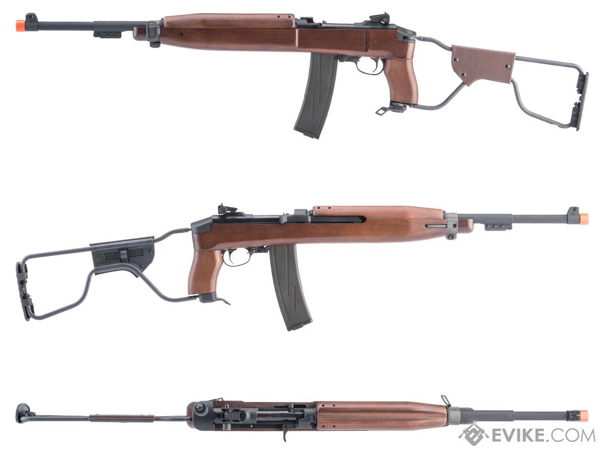 King Arms Full-Auto M2 Carbine Gas Blowback Rifle w/ Real Wood ...