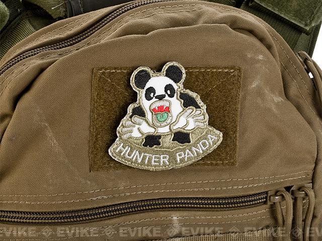 King Arms "Hunter Panda" Embroidered Patch, Tactical Gear/Apparel ...