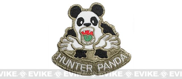 King Arms "Hunter Panda" Embroidered Patch, Tactical Gear/Apparel ...
