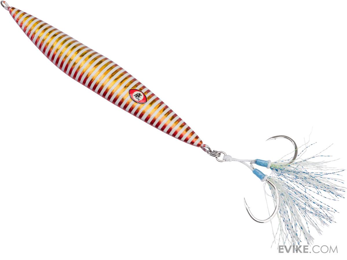 KAITEI Tora Falling Leaf Fishing Jig (Color: Red Pinstripe / 230g ...