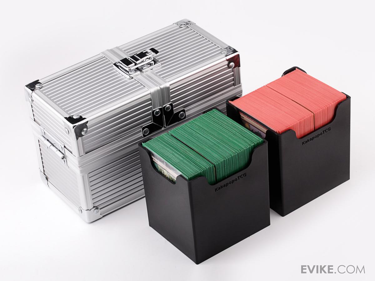 KakapopoTCG "The Deck Crypt" Playing Card Deck Box (Color: Silver ...