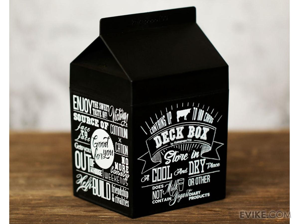 KakapopoTCG Deck-Fast Playing Card Milk Carton Deck Box (Color: White ...