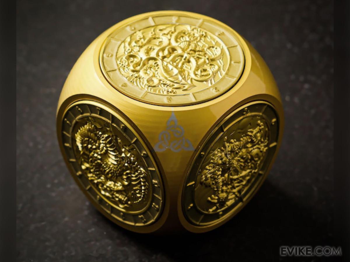 KakapopoTCG Lord Of The Dice Multi-Face Spinner Die (Color: Bright Gold ...