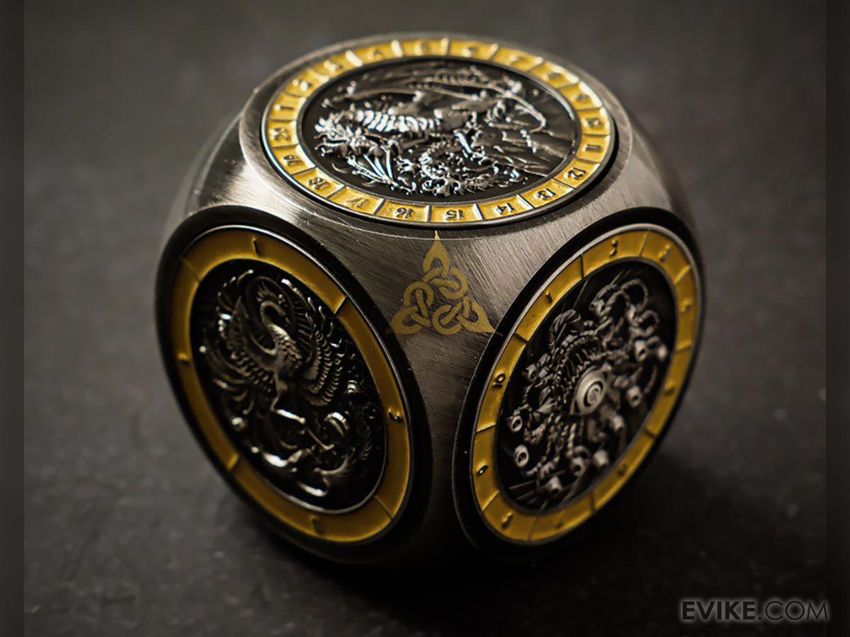 KakapopoTCG Lord Of The Dice Multi-Face Spinner Die (Color: Grey w ...