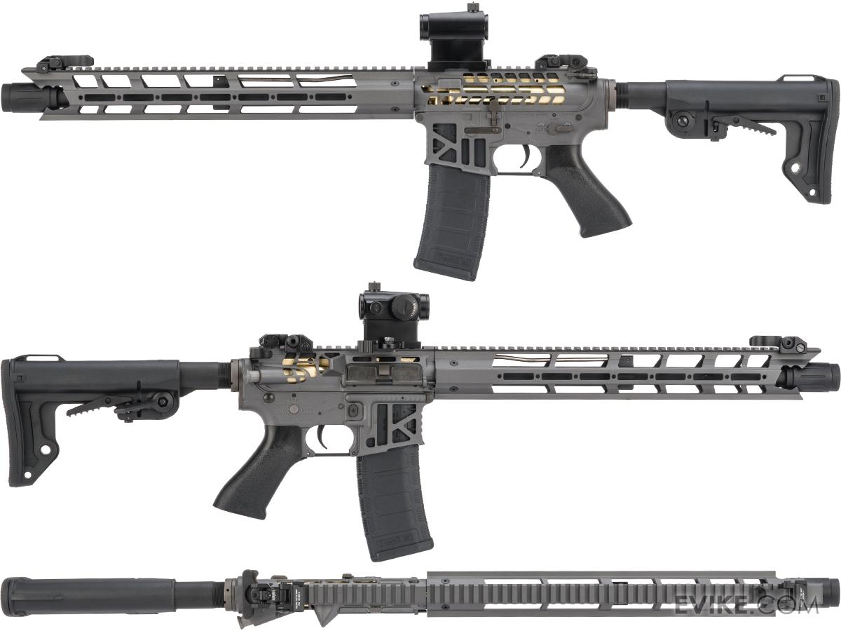 King Arms TWS M4 Ver. 2 Limited Edition Skeletonized Rifle w/ M-LOK ...