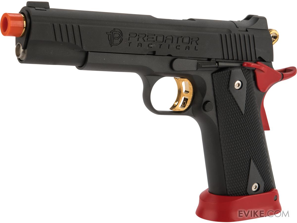 Predator Tactical Iron Shrike Gas Blowback 1911 Pistol by King Arms ...