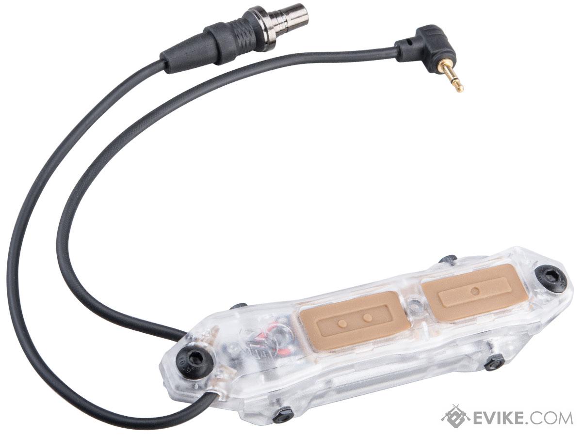 WADSN Transparent Dual Pressure Switch for Flashlight and PEQ (Color ...