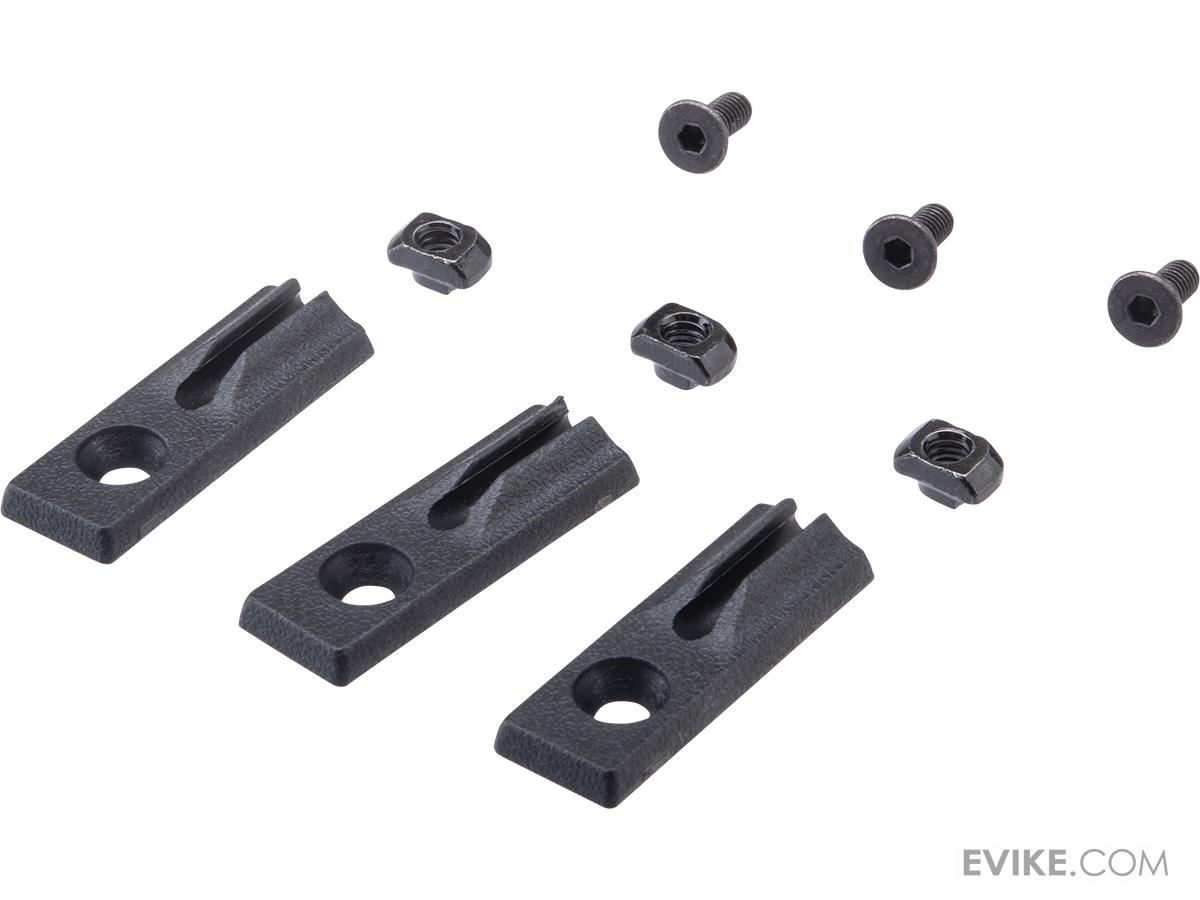 WADSN M-LOK/Keymod Cable Management Clip Set (Color: Black / 3pcs ...