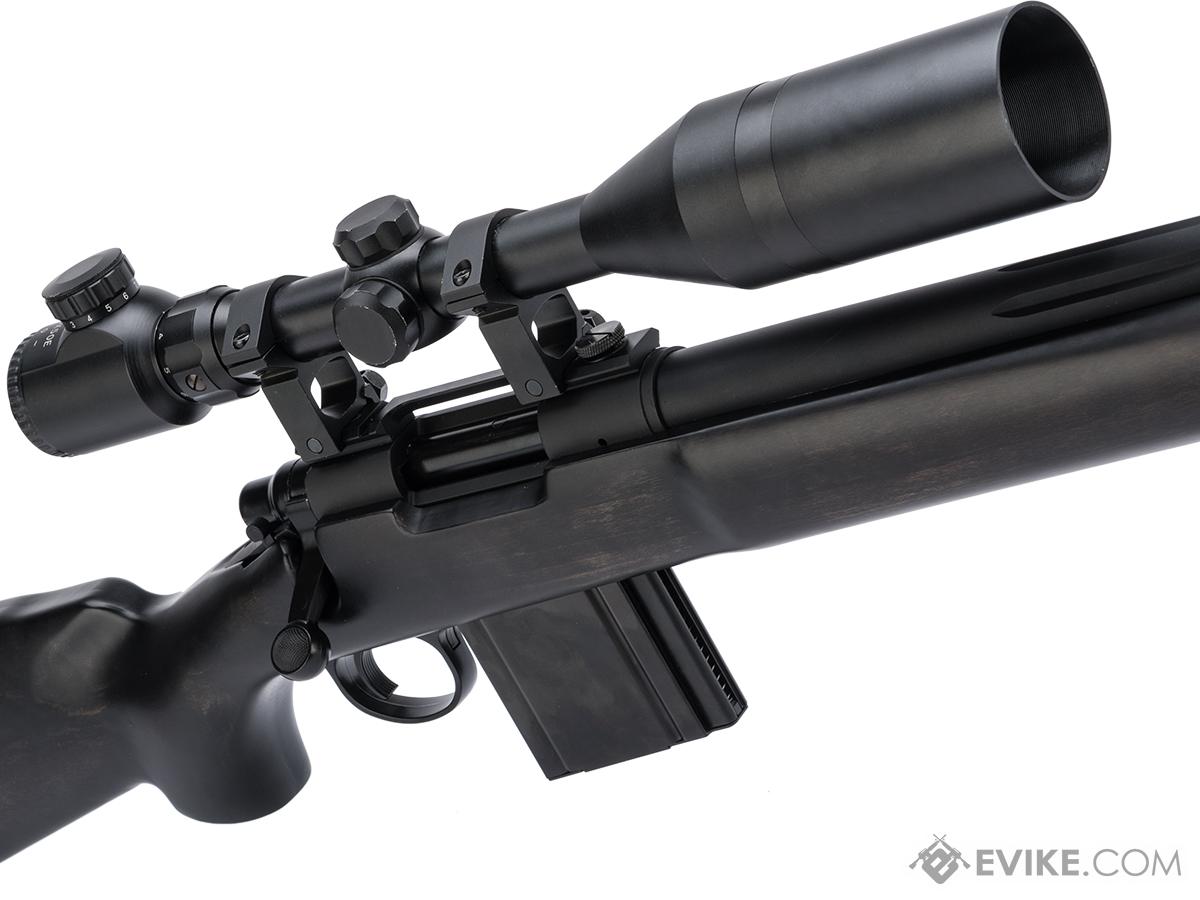 King Arms M700 Police Model Gas Power Airsoft Sniper Rifle w/ Real Wood ...