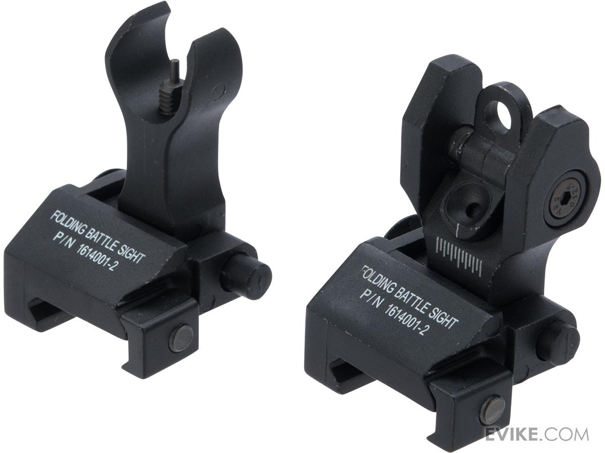 King Arms Folding Battle Sight Set for Airsoft Rifles, Accessories ...