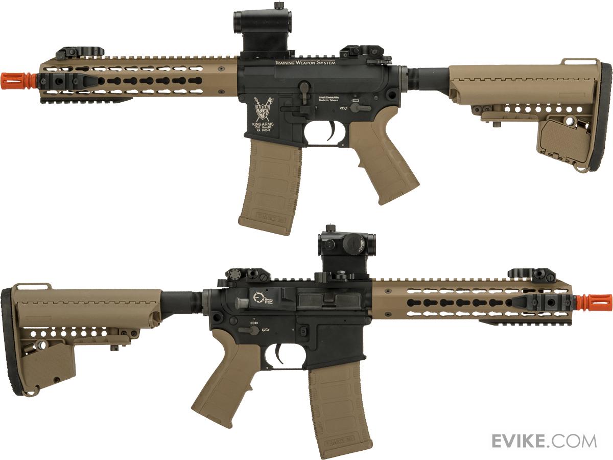 King Arms TWS M4 CQB Airsoft AEG with Keymod Handguard (Color: Dark ...
