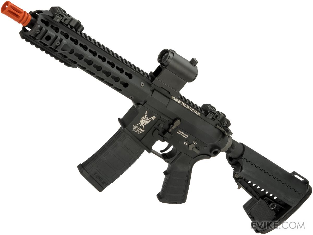 King Arms TWS M4 CQB Airsoft AEG with Keymod Handguard (Color: Black ...