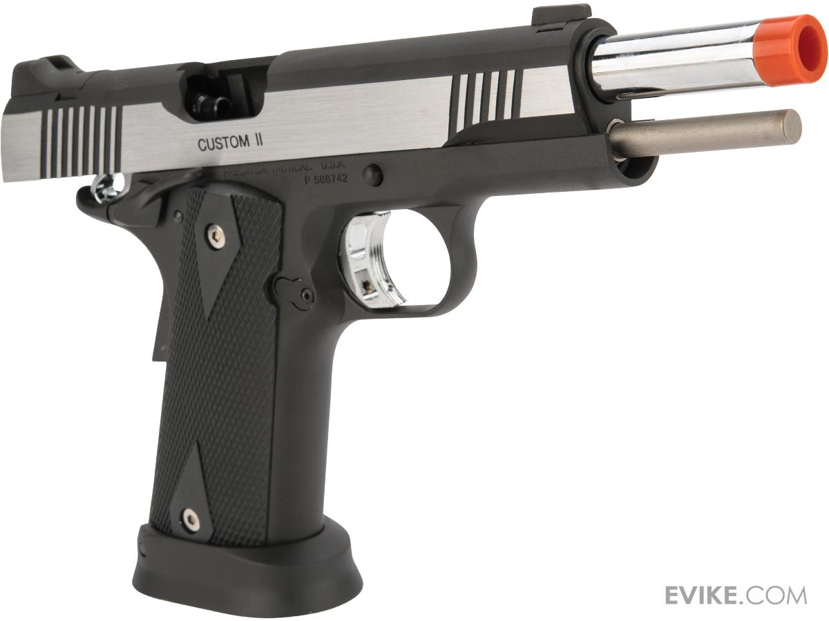 Predator Tactical Iron Shrike Gas Blowback 1911 Pistol by King Arms ...