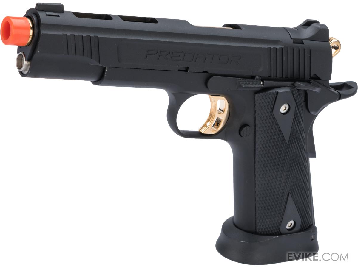 Predator Tactical Iron Shrike Gas Blowback 1911 Pistol by King Arms ...