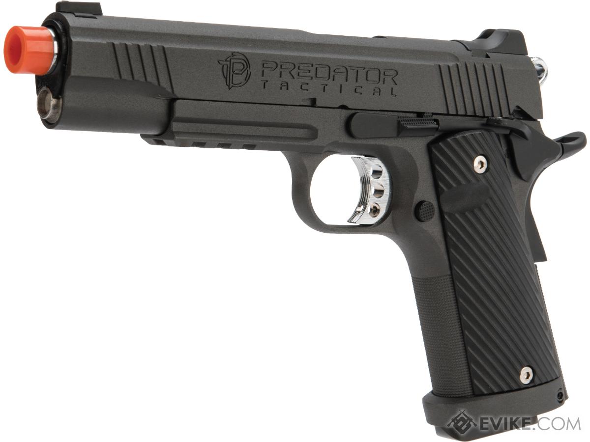 Predator Tactical Iron Shrike Gas Blowback 1911 Pistol by King Arms ...