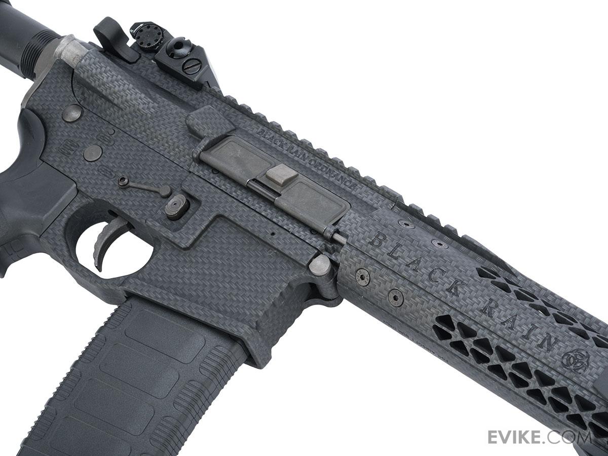 EMG Black Rain Ordnance BRO SPEC15 Licensed AR-15 Airsoft AEG Rifle (Color: Carbon Fiber ...
