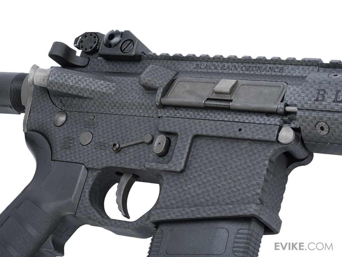 EMG Black Rain Ordnance BRO SPEC15 Licensed AR-15 Airsoft AEG Rifle (Color: Carbon Fiber ...