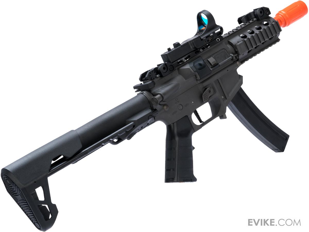 King Arms PDW 9mm SBR Airsoft AEG Rifle (Color: Grey / Shorty / Go ...