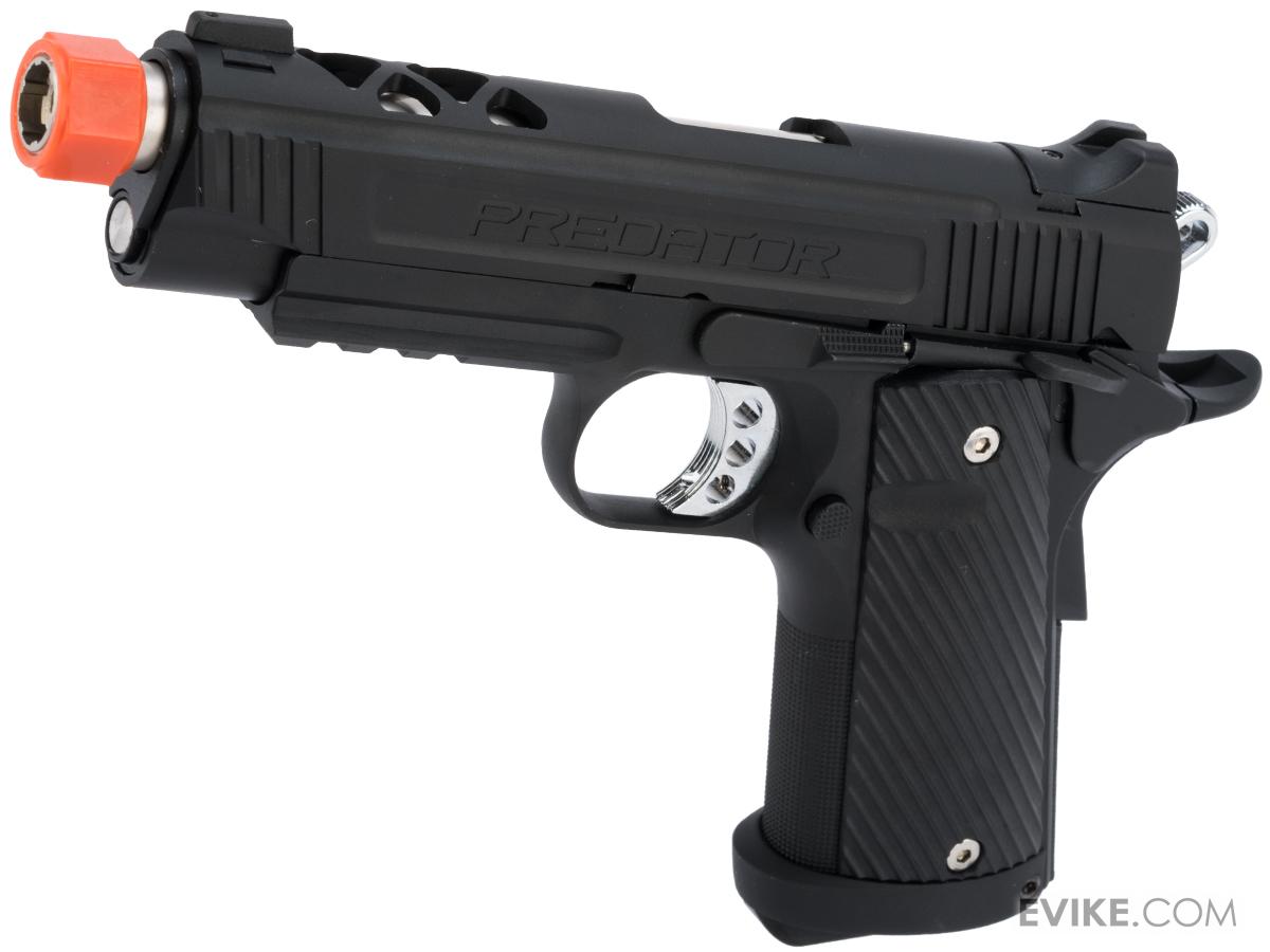 Predator Tactical Night Shrike Gas Blowback 1911 Pistol by King Arms ...