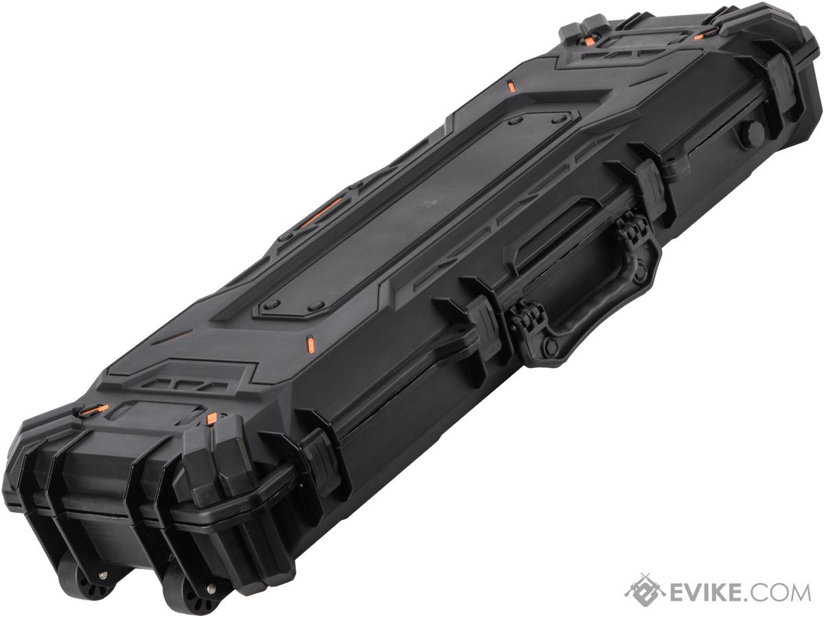 WST Lockable Gun Case w/ Roller Wheels & PnP foam (Color: Black ...