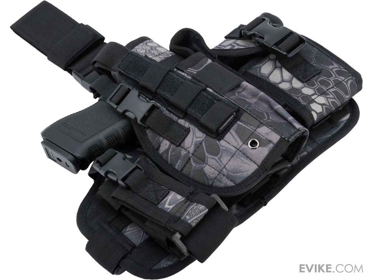 Matrix Drop Leg MOLLE Platform w/ Holster and Pouch Set (Color: Urban ...