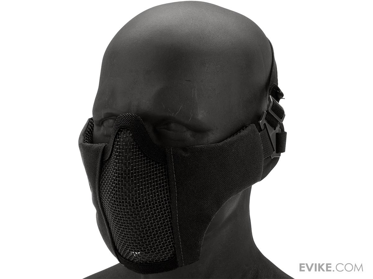 Matrix Low Profile Iron Face Padded Lower Half Face Mask (Color: Black ...