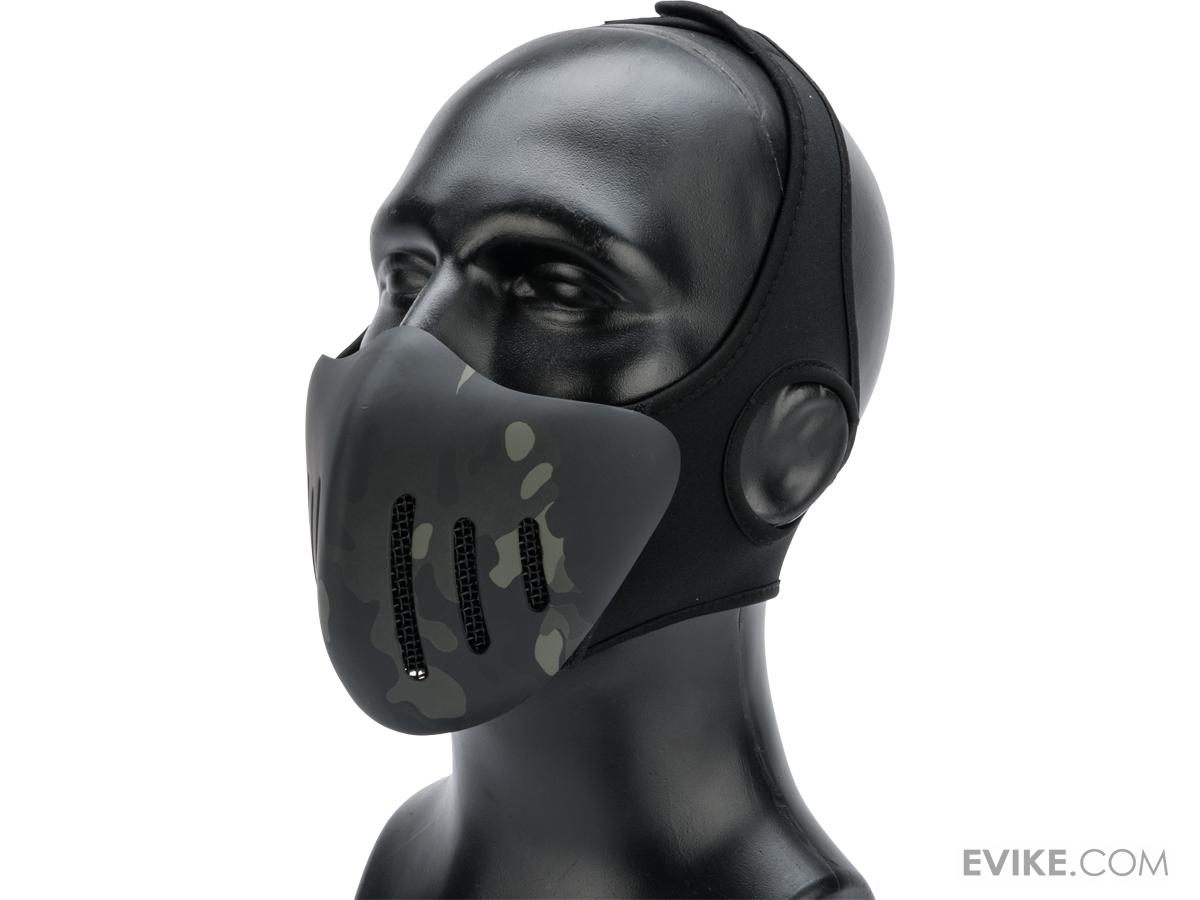 Matrix "Knight" Half Mask (Color: Multicam Black), Tactical Gear ...