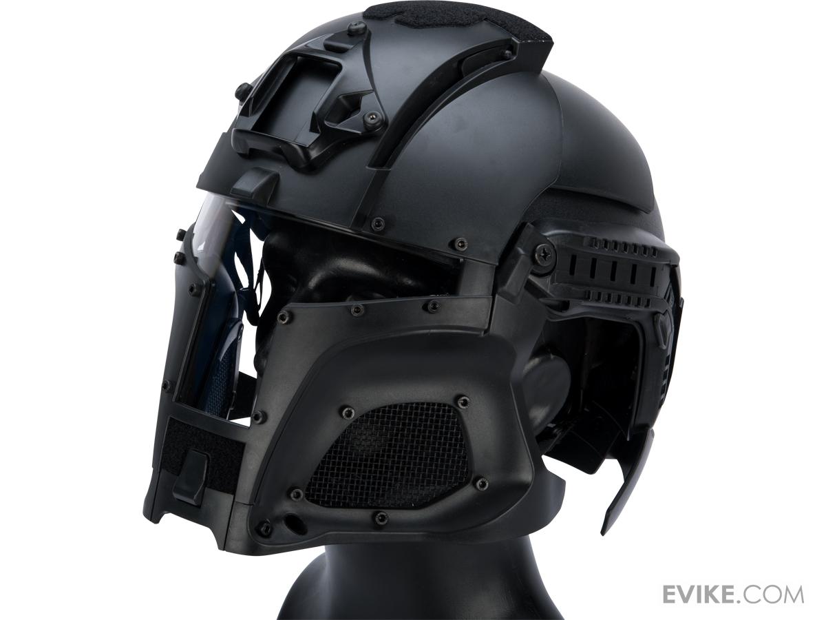 Matrix Medieval Iron Warrior Full Head Coverage Helmet / Mask / Goggle ...