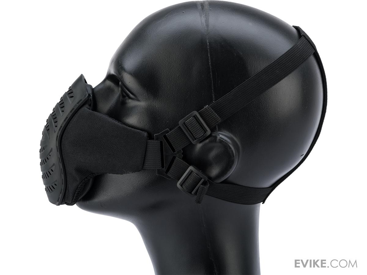 Matrix Low Profile Tactical Padded Lower Half Face Mask (Color: Black ...