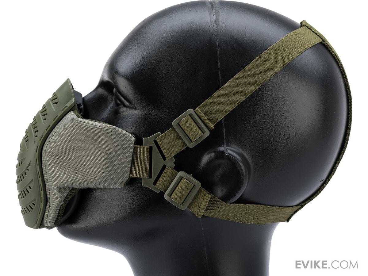 Matrix Low Profile Tactical Padded Lower Half Face Mask (Color: Ranger ...