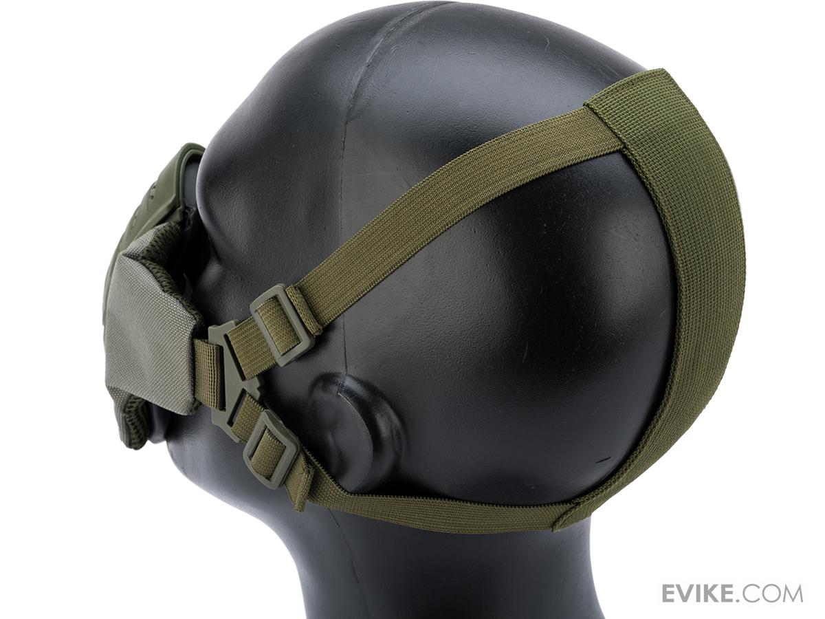 Matrix Low Profile Tactical Padded Lower Half Face Mask (Color: Ranger ...