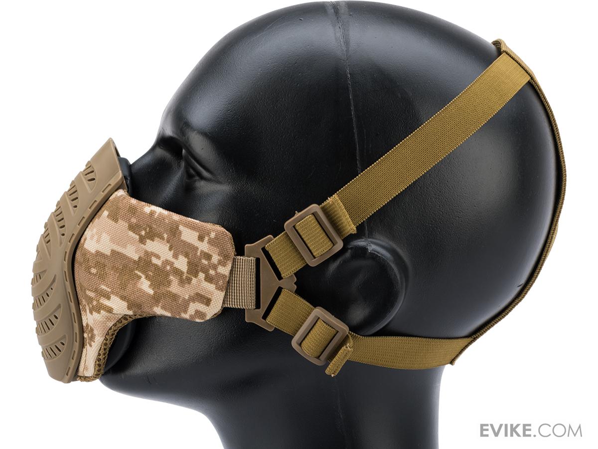 Matrix Low Profile Tactical Padded Lower Half Face Mask (Color: AOR1 ...