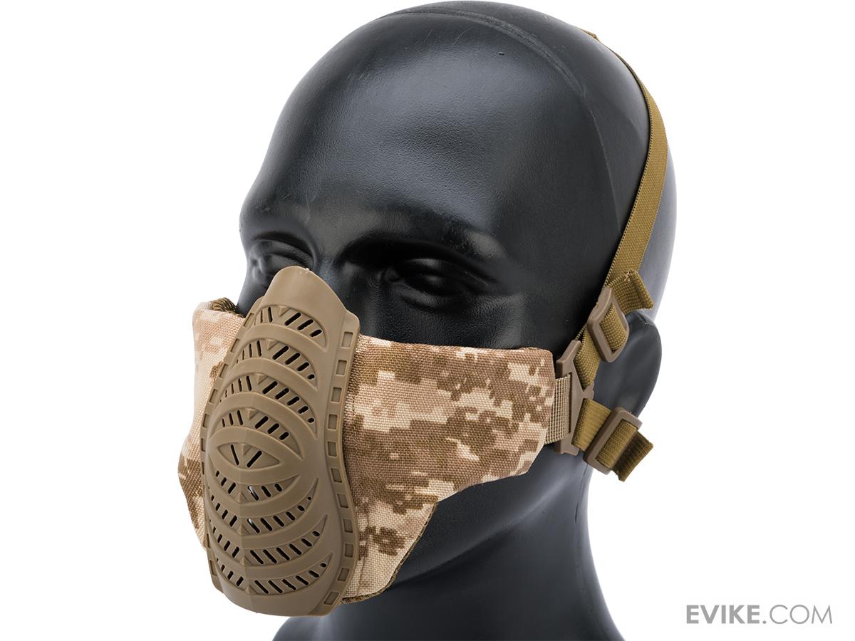 Matrix Low Profile Tactical Padded Lower Half Face Mask (Color: AOR1 ...