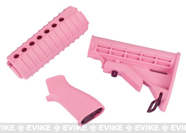z G&G "Femme Fatale" Pink M4A1 Conversion Kit for M4 Series Airsoft AEG ...