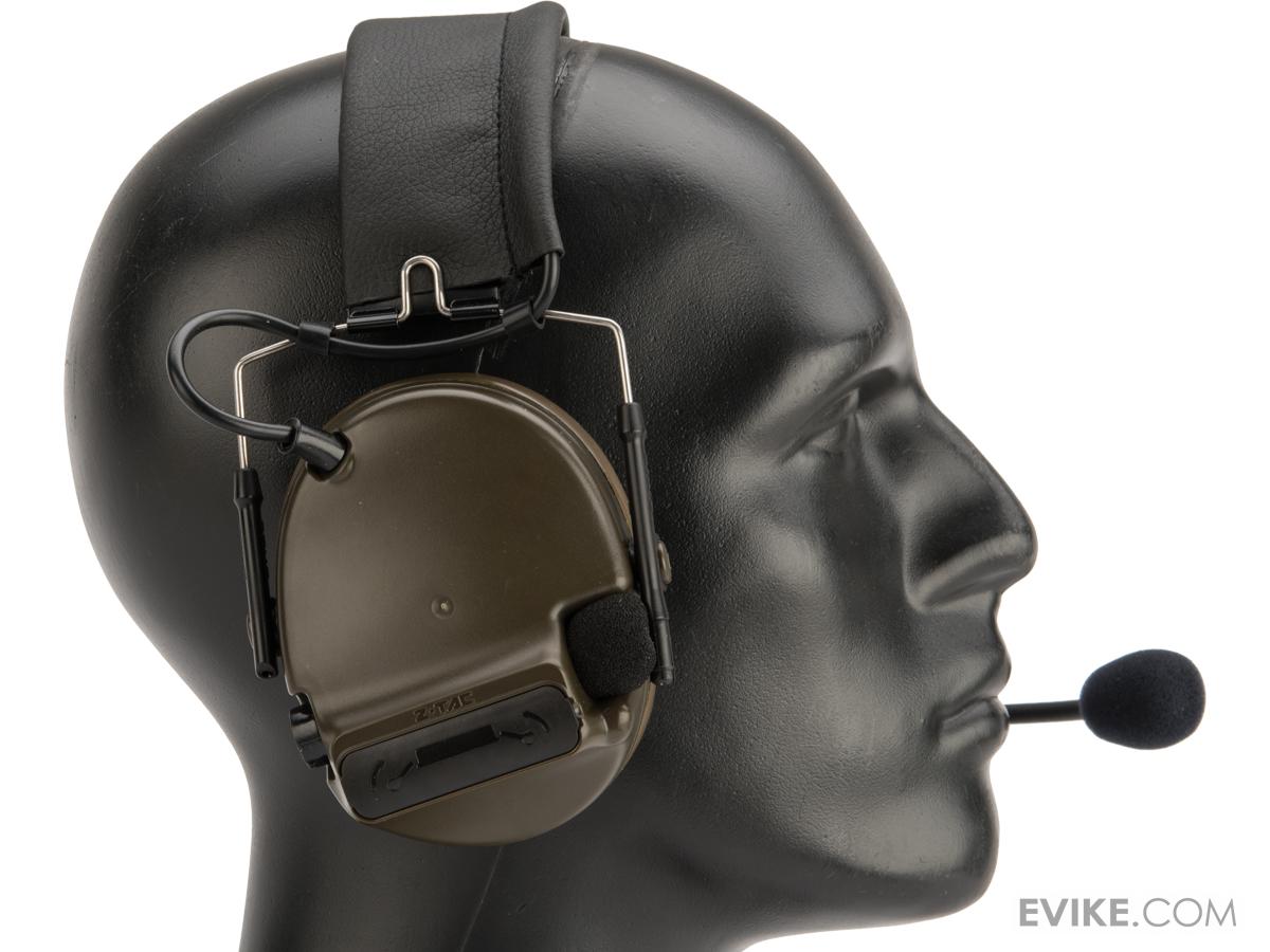 Element Z051 Military Style Noise Canceling Headset (Color: OD Green ...