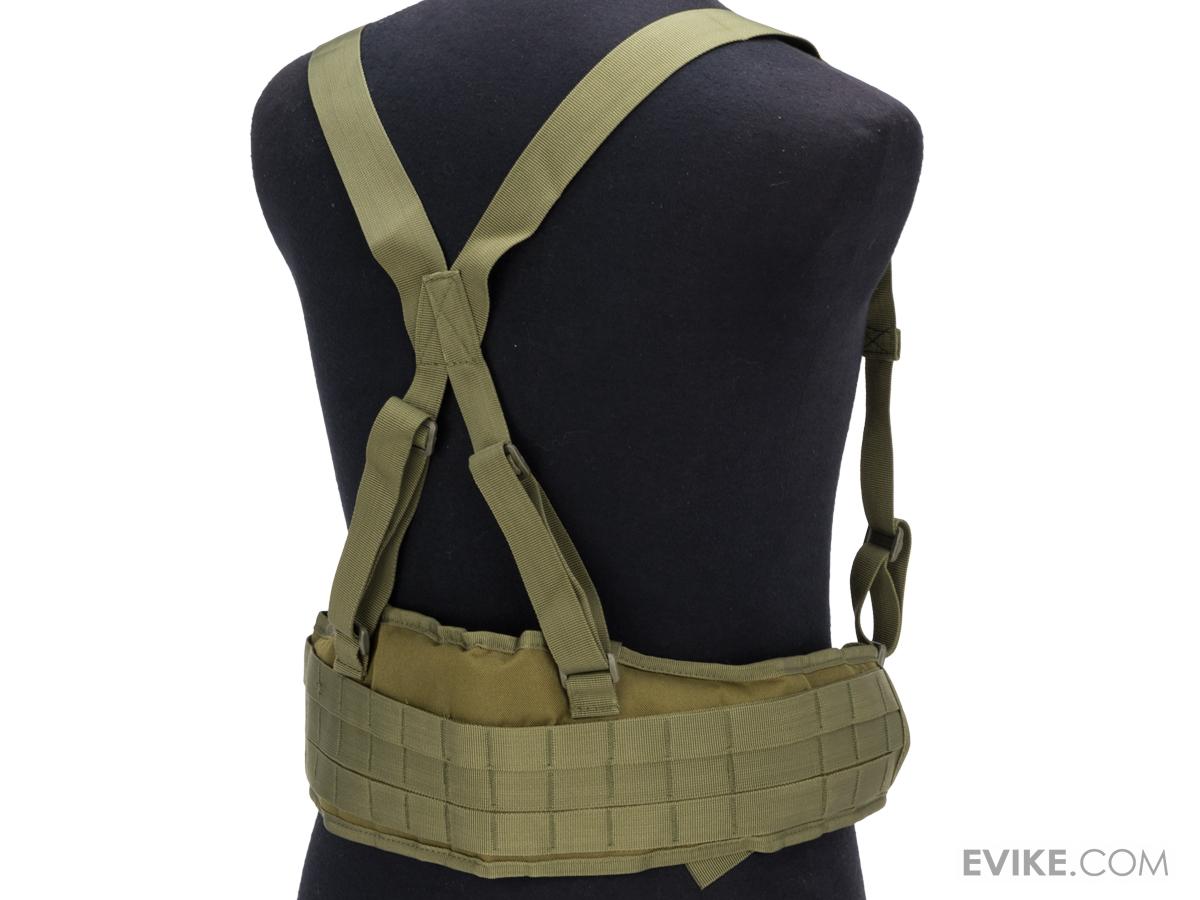 Matrix Battle Belt with Suspenders (Color: OD Green), Tactical Gear ...