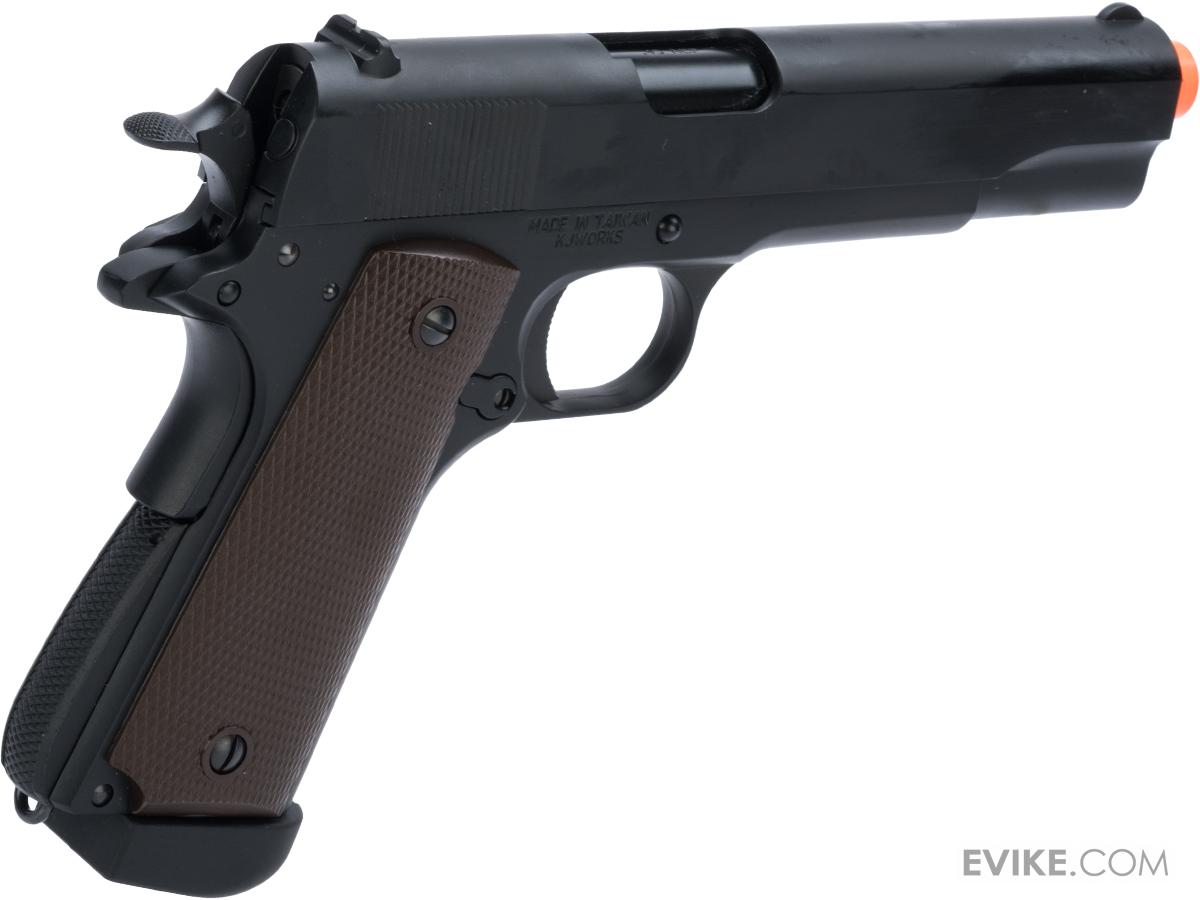 KJW Full Metal M1911-A1 Gas Blowback GBB Airsoft Pistol (Model: CO2), Airsoft Guns, Gas Airsoft ...
