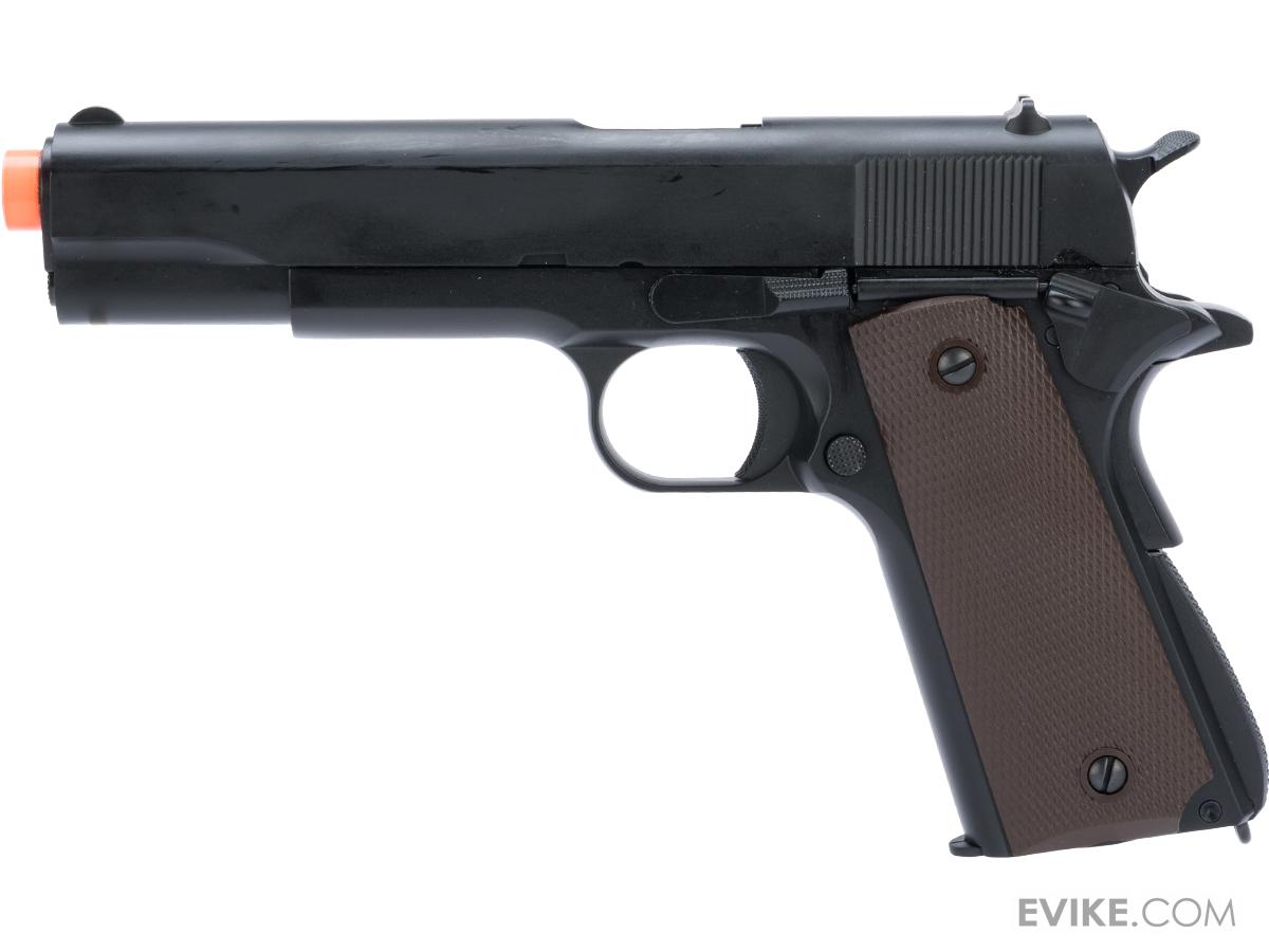 KJW Full Metal M1911-A1 Gas Blowback GBB Airsoft Pistol (Model: Green Gas), Airsoft Guns, Gas ...