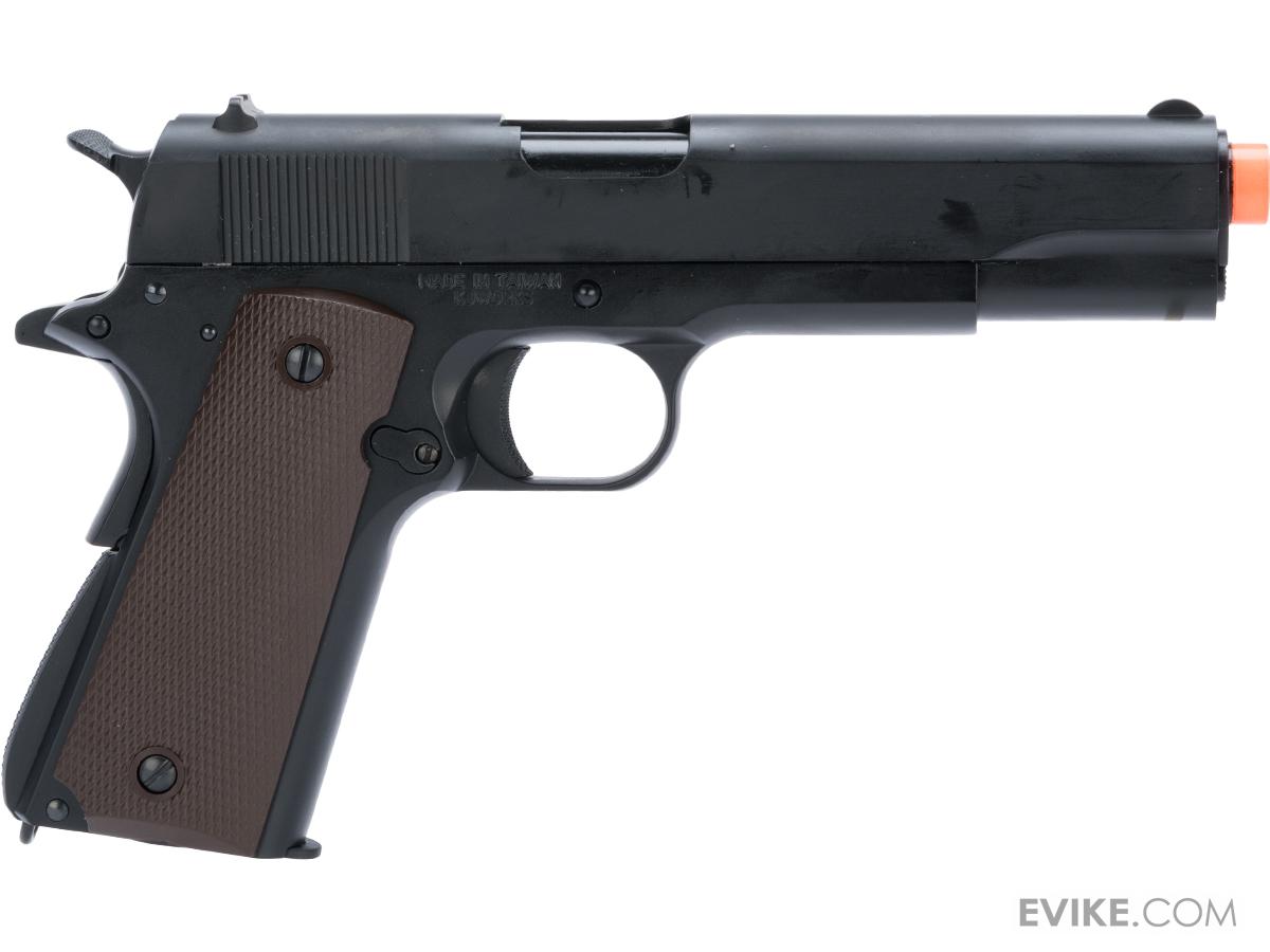 KJW Full Metal M1911-A1 Gas Blowback GBB Airsoft Pistol (Model: Green Gas), Airsoft Guns, Gas ...