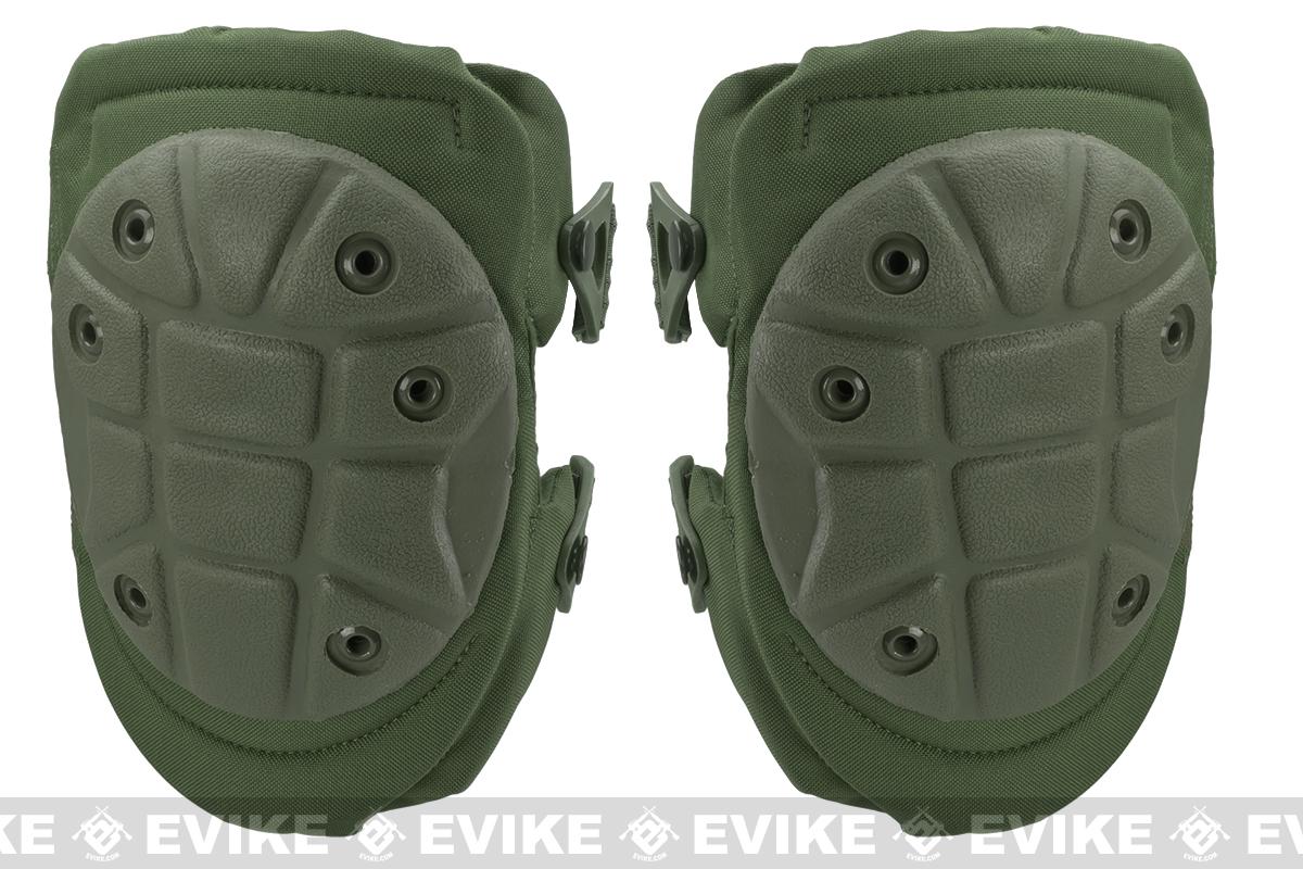 King Arms Warrior Advanced Tactical QD Knee Pads (Color: Military OD ...