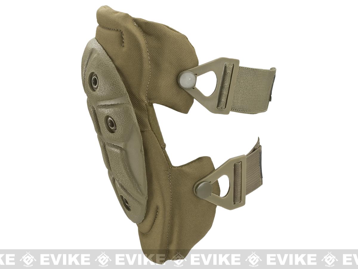King Arms Warrior Advanced Tactical QD Knee Pads (Color: Desert Tan ...