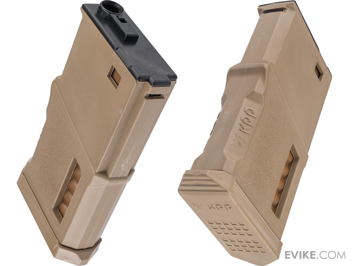 KPP Airsoft Multi-Capacity DMR Short Magazine for M4 Airsoft AEG Rifles (Color: Tan ...