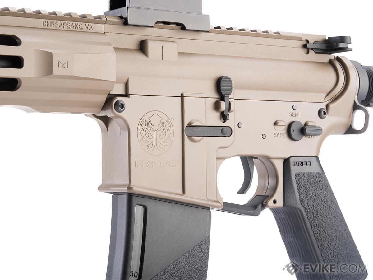 Krytac Alpha CRB-M Airsoft AEG Rifle (Model: Tan / Combat Ready Package ...