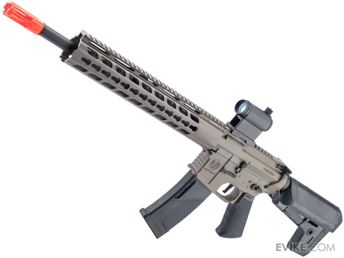 Krytac Full Metal Trident MKII SPR Airsoft AEG Rifle (Color: Flat Dark ...