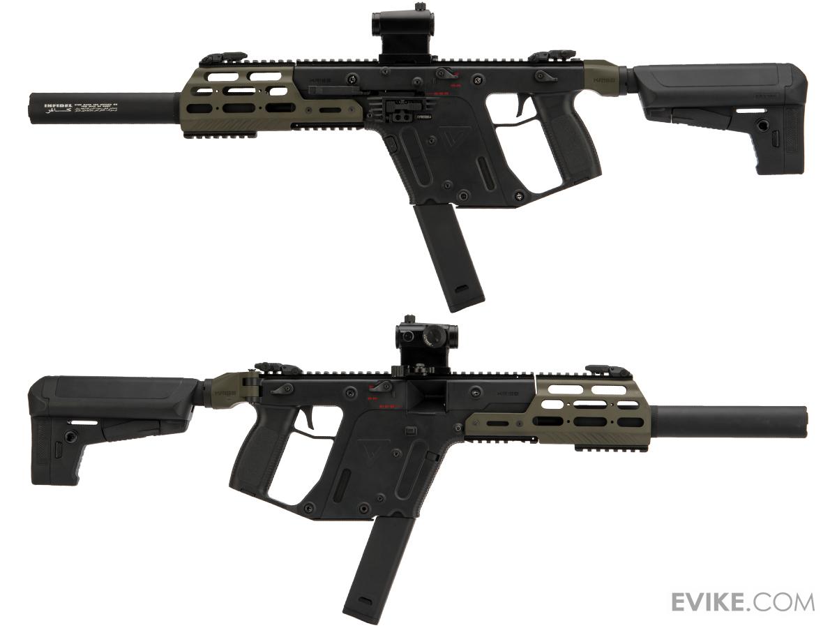 Evike Custom "The Axe" Krytac KRISS Vector Airsoft AEG SMG Rifle Series ...